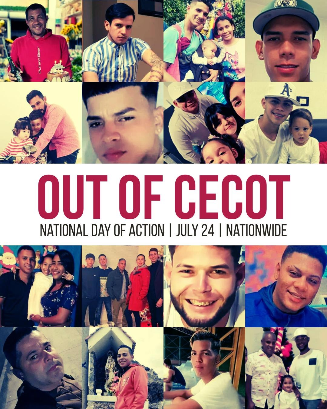 ACTION: OUT OF CECOT July 24th, 2025 - OutofCECOT